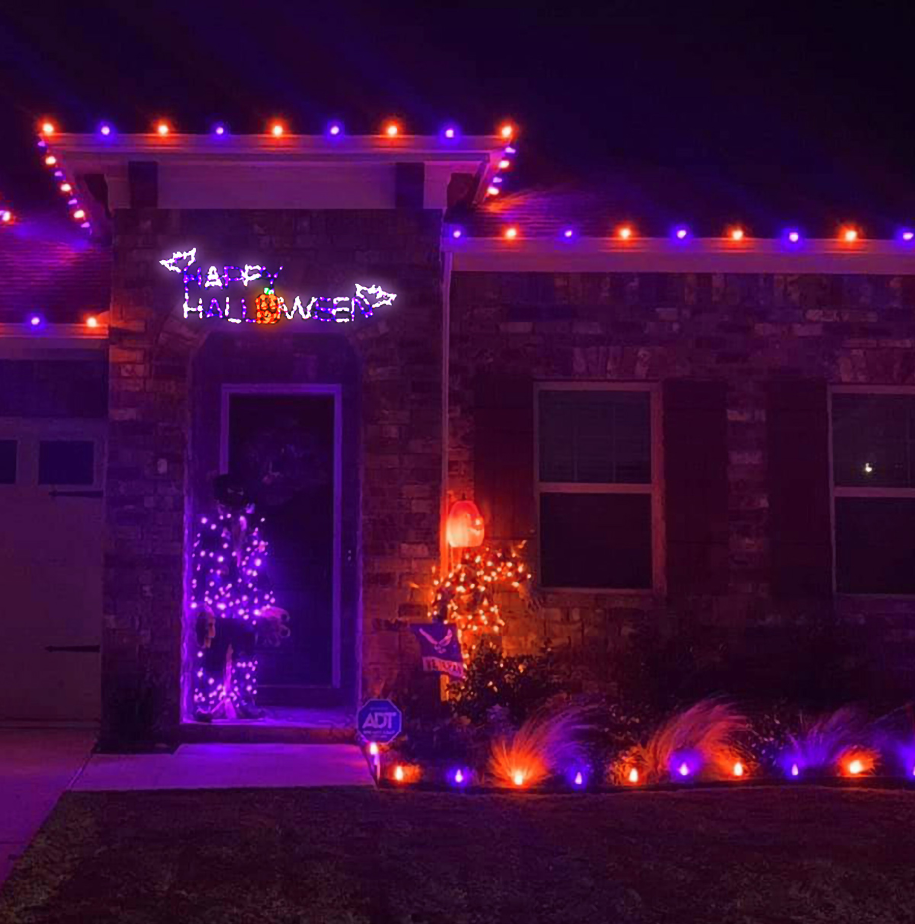 Holidynamics - LED Halloween Sign Happy Halloween 57"