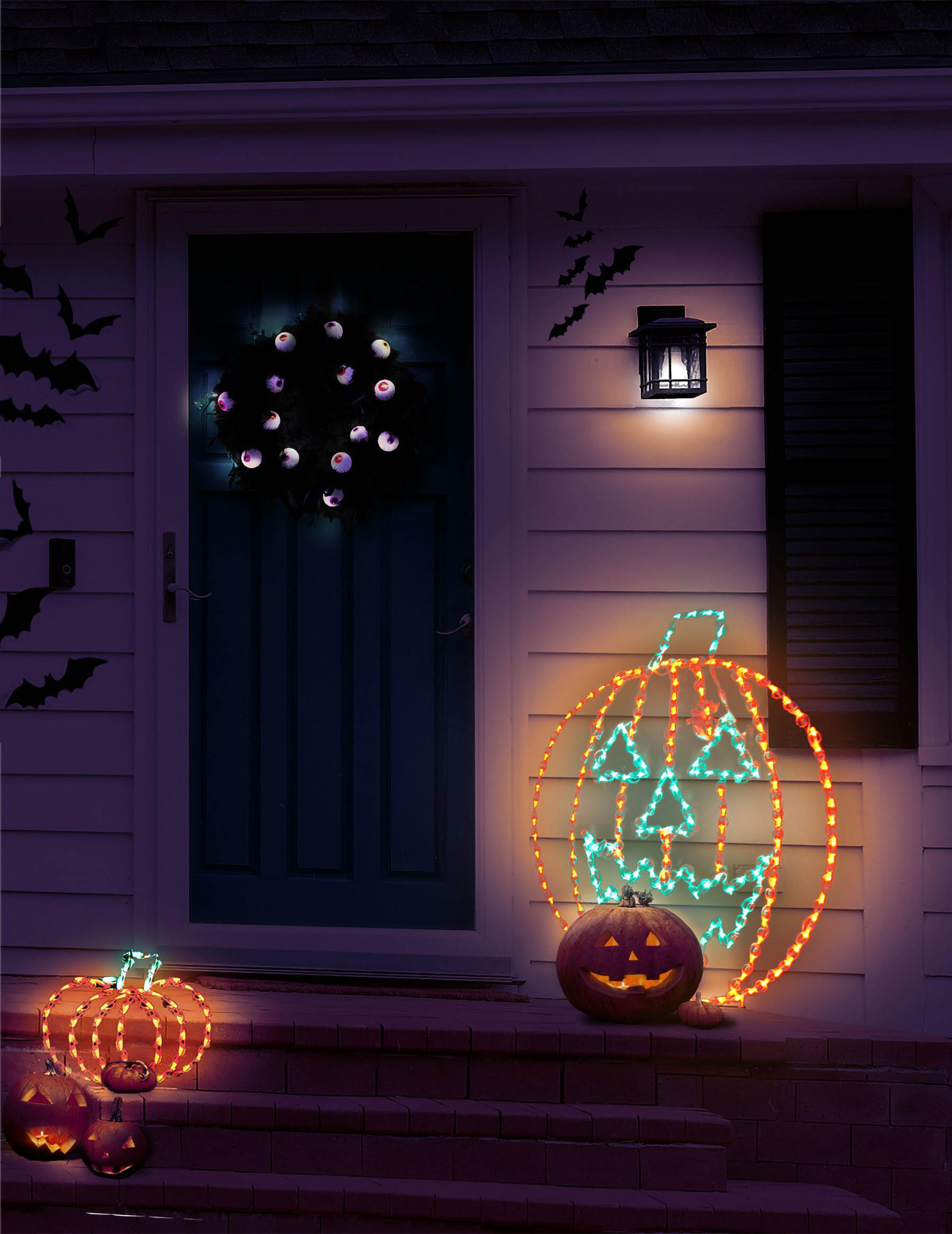 Holidynamics - Halloween LED Lighted Little Pumpkin 14"