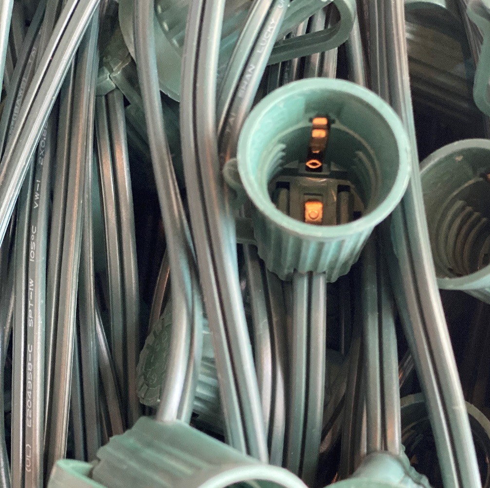 Holidynamics - 1000' C9 Spool 15" Spacing w/Sockets FULL ROLL SPT-1, Green