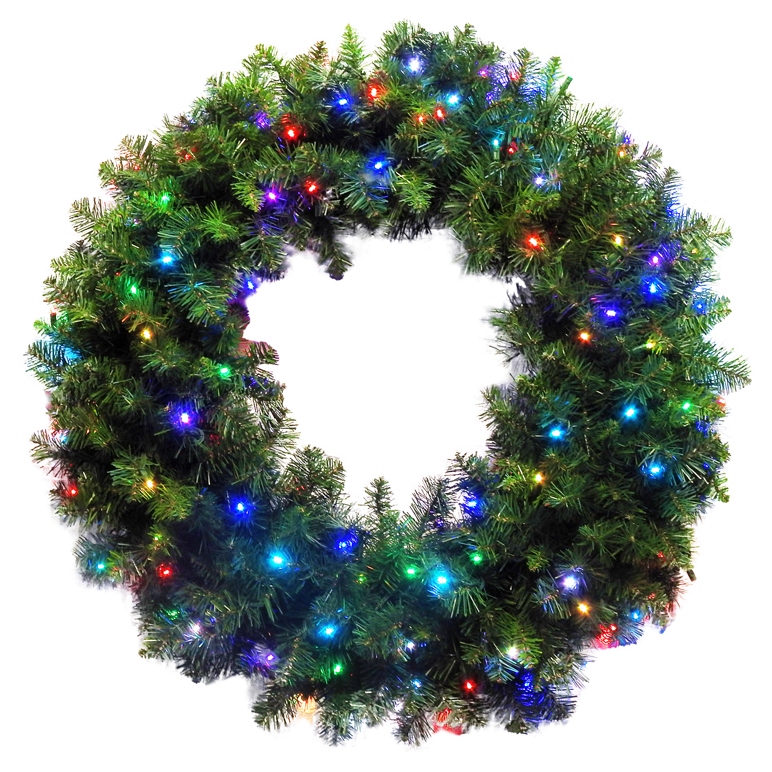 Holidynamics - 36" Dynamic Greenery RGB Wreath