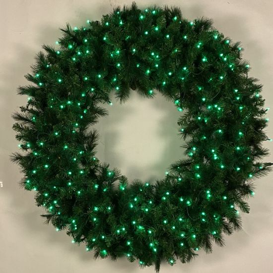 Holidynamics - 72" Dynamic Greenery RGB Wreath