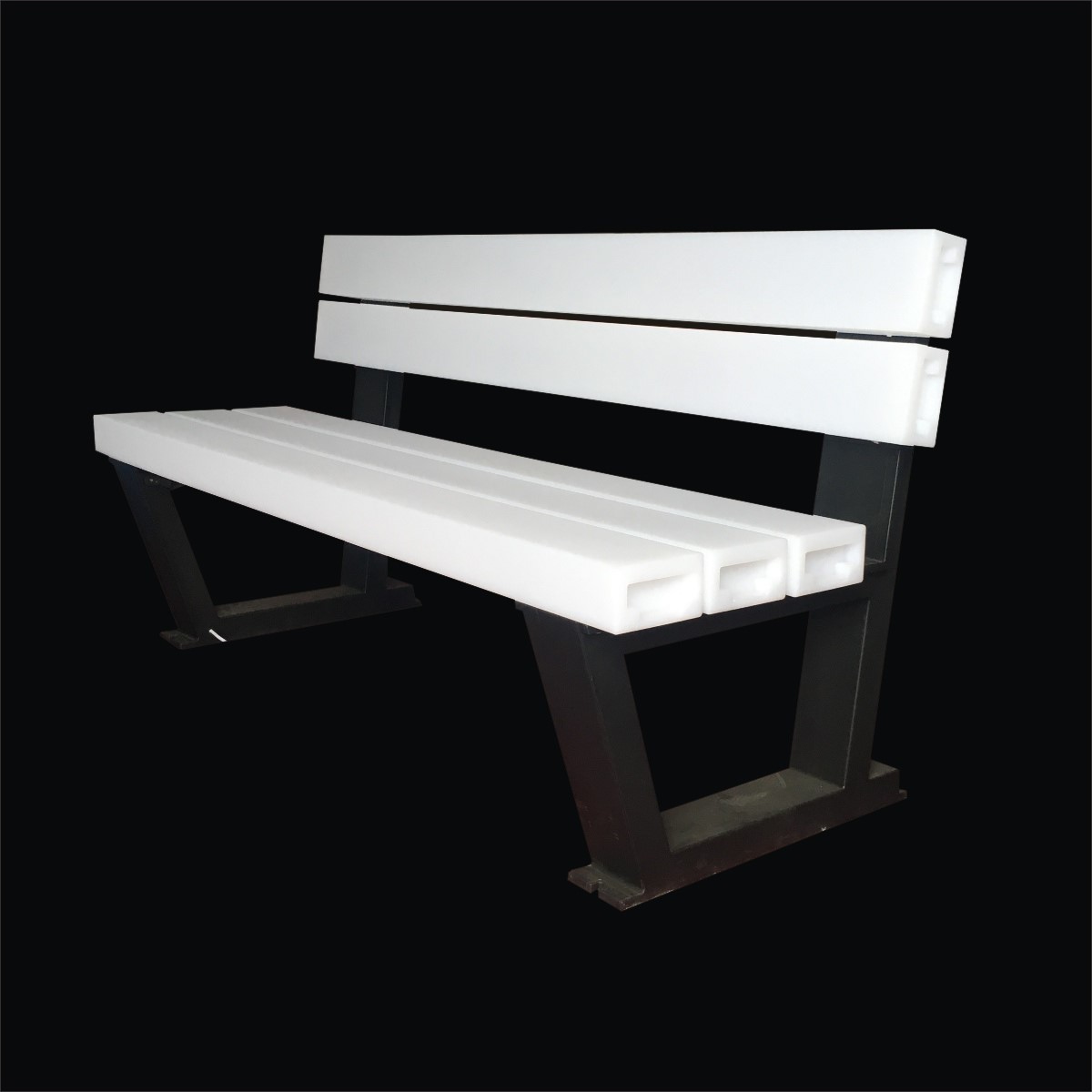 Holidynamics - Dynamic Illumination RGB LED Park Bench