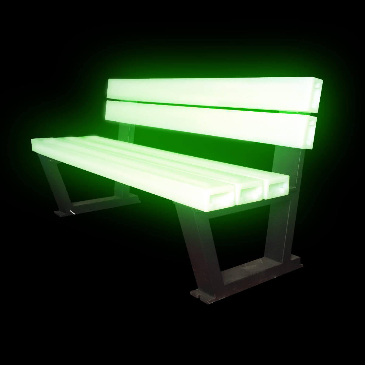 Holidynamics - Dynamic Illumination RGB LED Park Bench