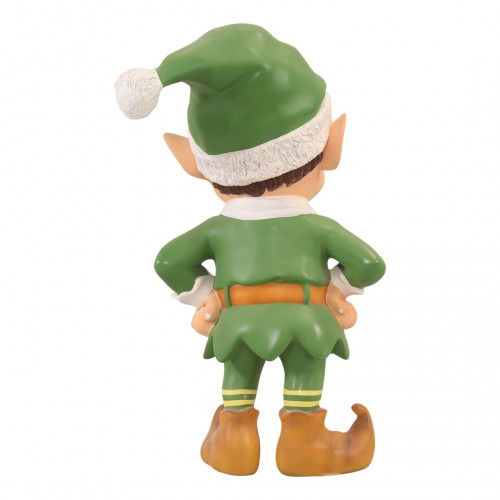 Holidynamics - Reinforced Fiberglass Elf Standing Green