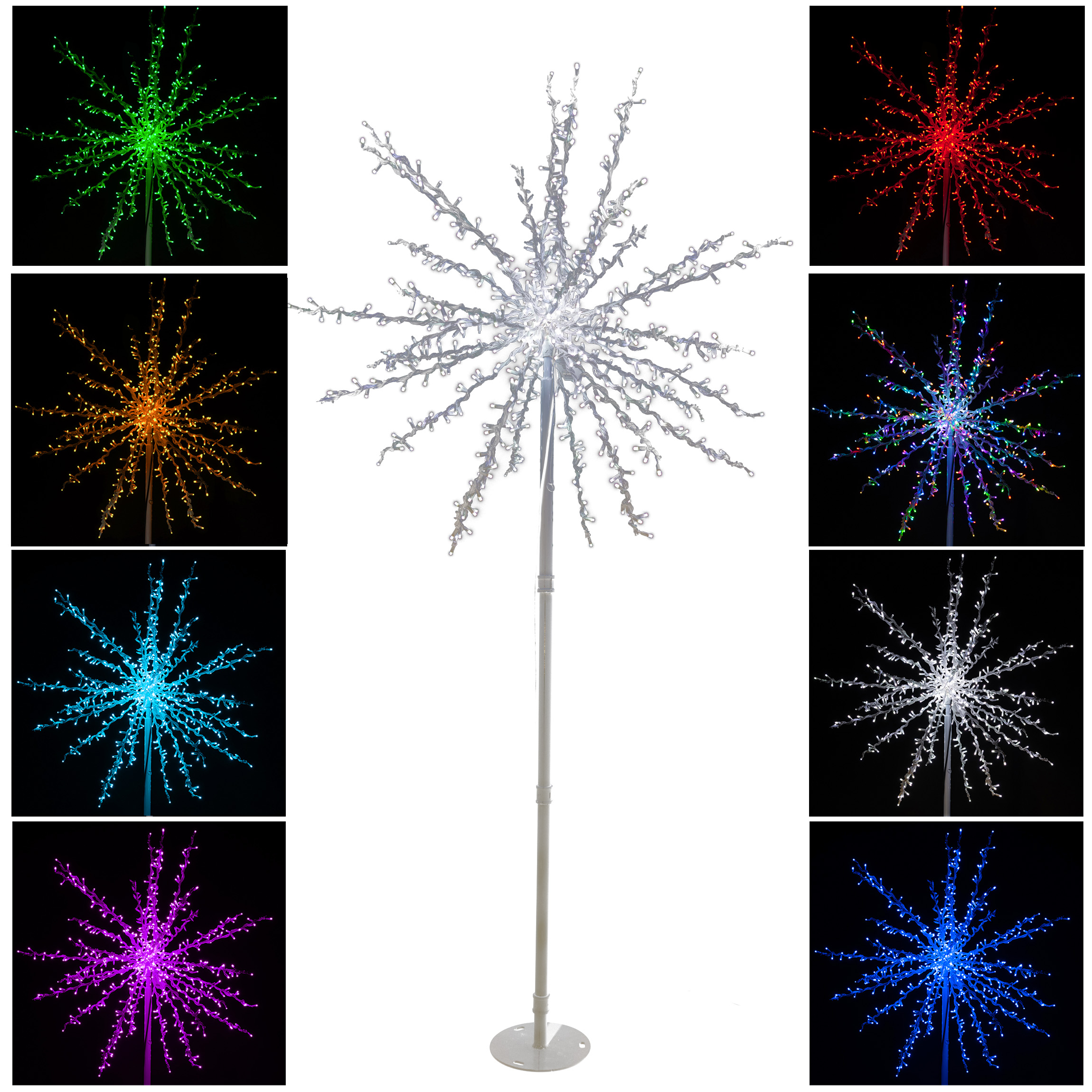Holidynamics - Dynamic RGB Spritzer 48" Oversized with 5MM Bulbs