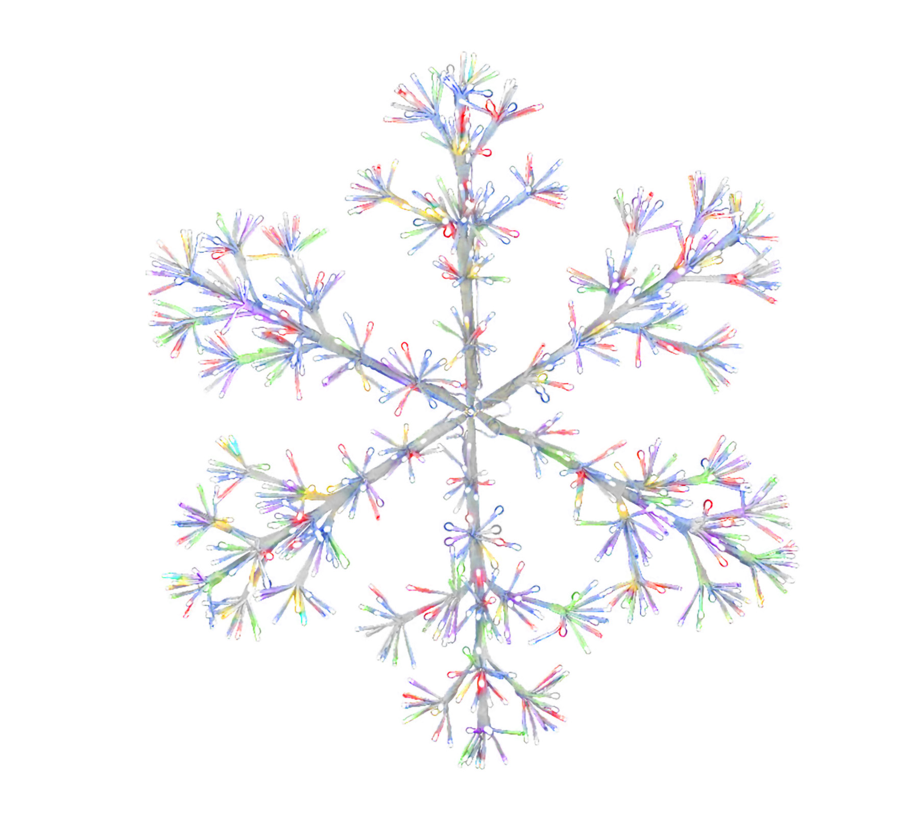 Holidynamics - Dynamic RGB LED Sparkler Snowflake 36"