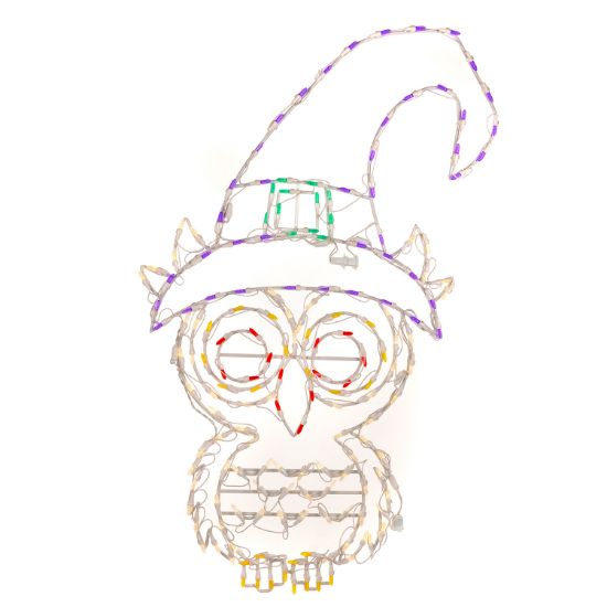 Holidynamics - Halloween LED Witch Owl 45"