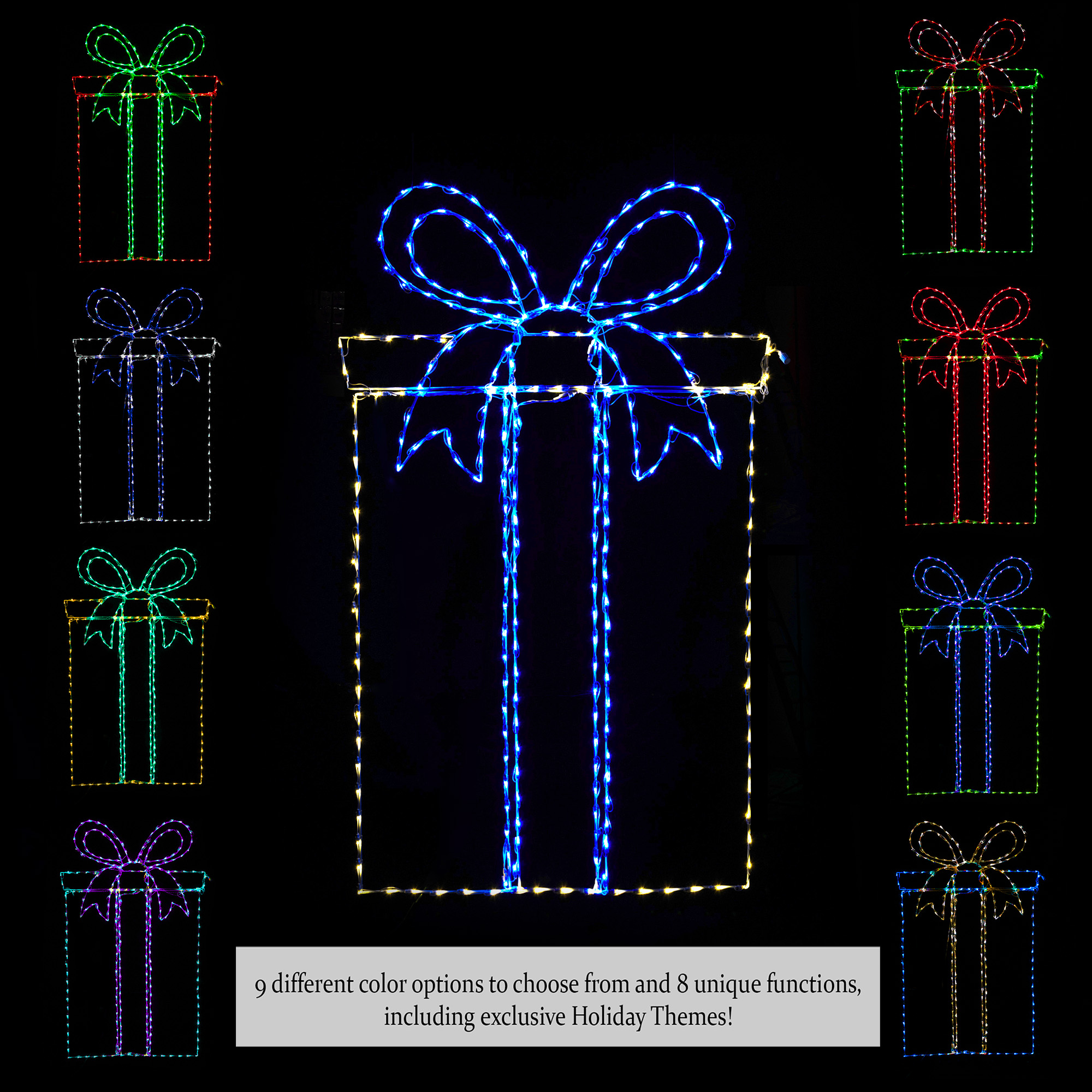 Holidynamics - Dynamic RGBWW Gift Box Tall RGB 76"