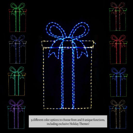 Holidynamics - Dynamic RGBWW Gift Box Tall RGB 76"