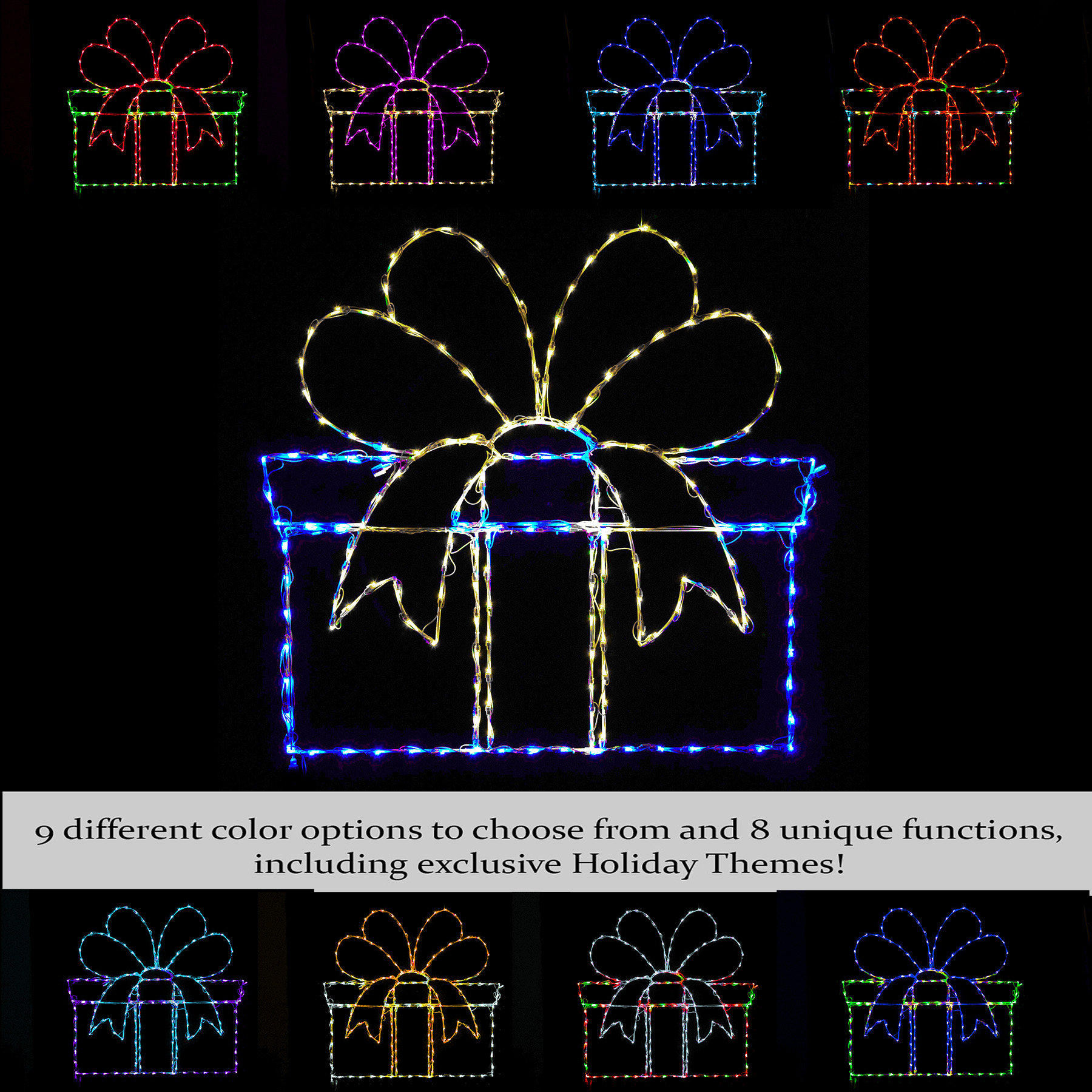 Holidynamics - Dynamic RGBWW Gift Box Rectangular 44"