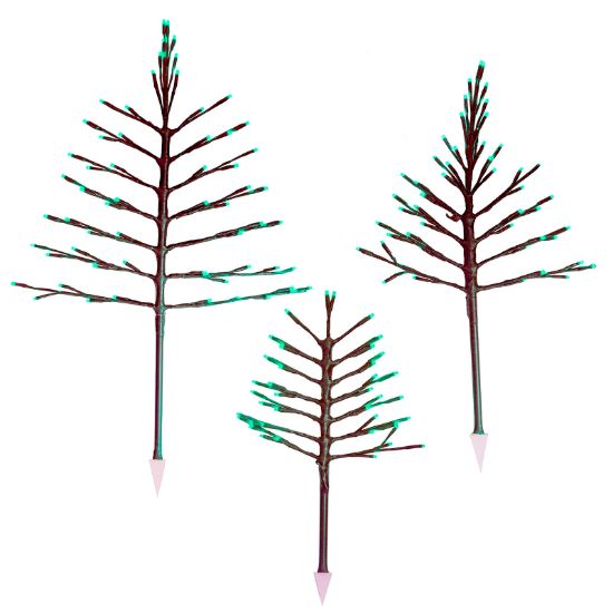 Holidynamics - Dynamic RGB Pathway Tree Set of 3