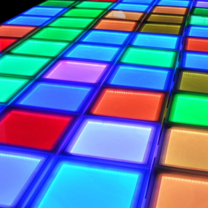 Holidynamics - Dynamic Illumination RGB LED Square Dance Floor