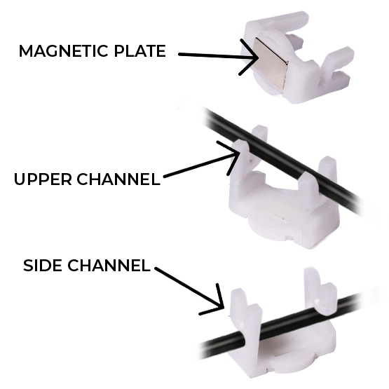Holidynamics - C9 Plastic Gutter Clip Holiday Lighting Clip